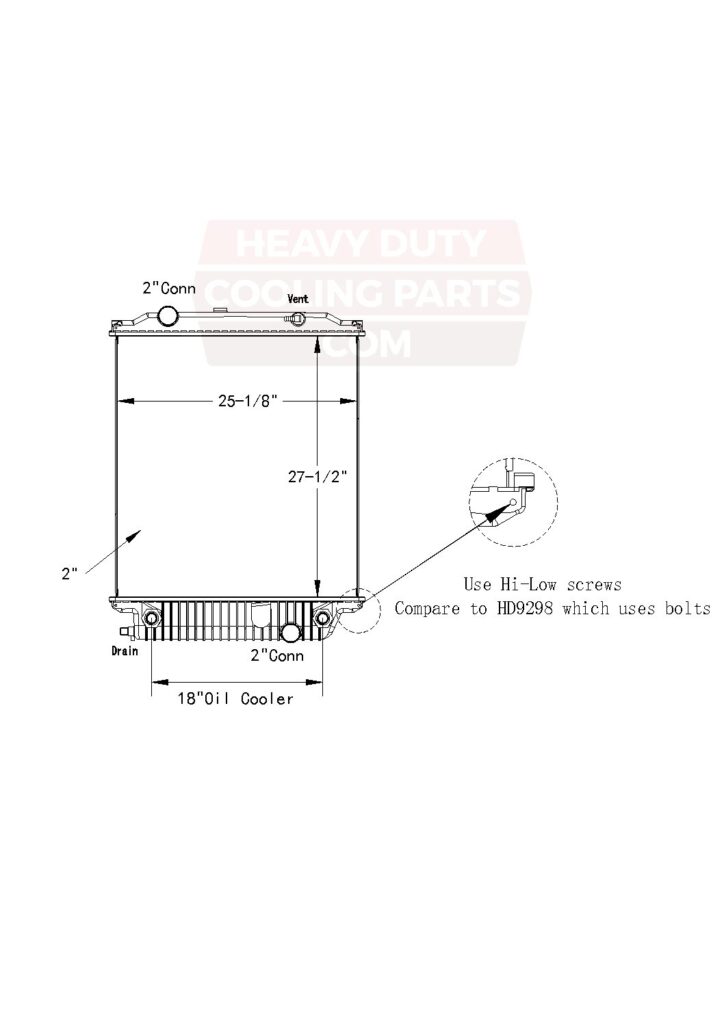 Freightliner Radiator 3027R - Rocky Mount Radiator & A/C