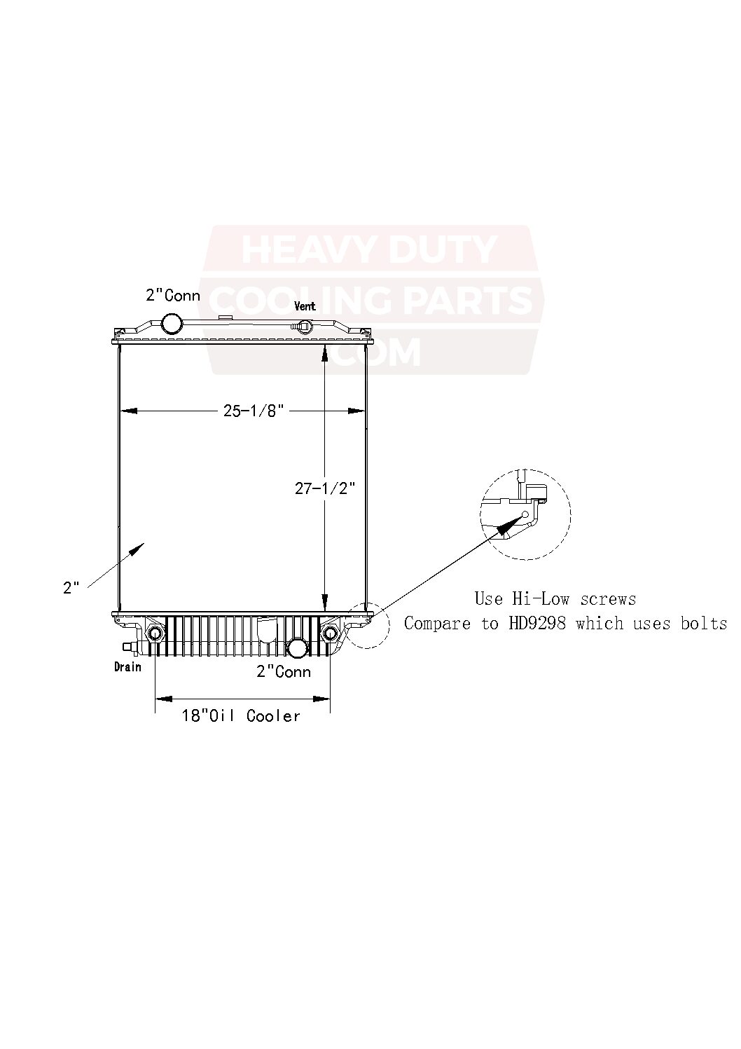 Freightliner Radiator 3027R - Rocky Mount Radiator & A/C
