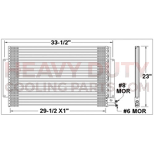 Mack Condenser 41214AC - Rocky Mount Radiator & A/C