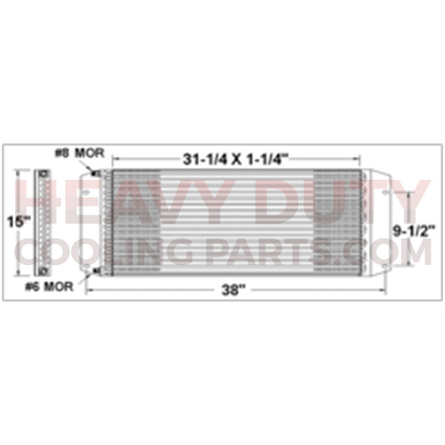 Peterbilt Condenser 40739AC - Rocky Mount Radiator & A/C