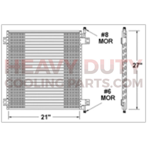 Ford Condenser 42455AC – Rockymount