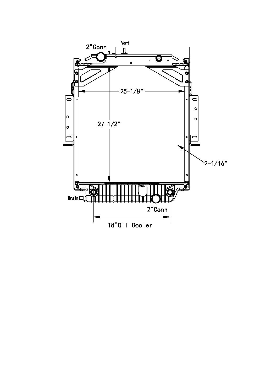 Freightliner Radiator 3027R - Rocky Mount Radiator & A/C